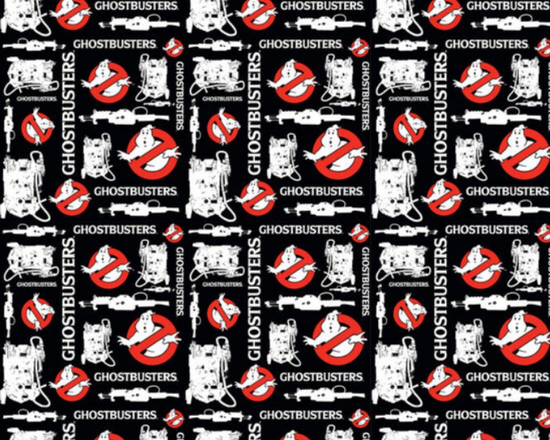 Ghostbusters Fabric, Ghostbuster Gear Halloween Fabric, Licensed ...