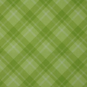 Green Plaid Fabric, Grass Green Playful Plaids by Paintbrush Studios ...