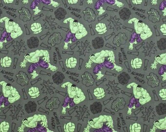 The Hulk Fabric - Etsy