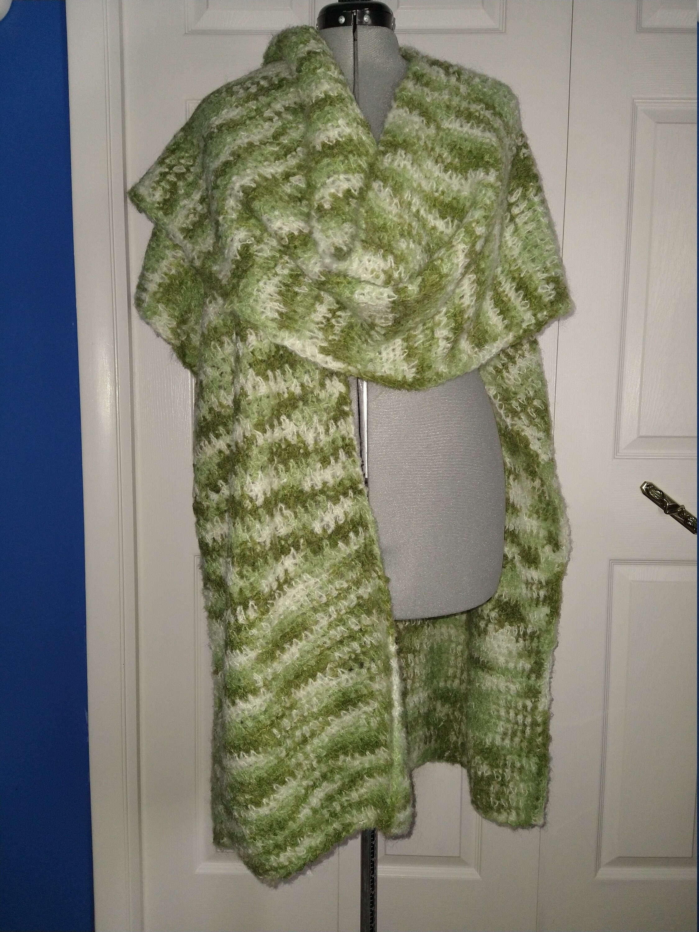 Green Ruana Wrap | Etsy
