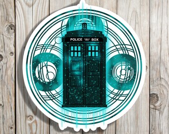 Tardis Sticker Decal - Etsy