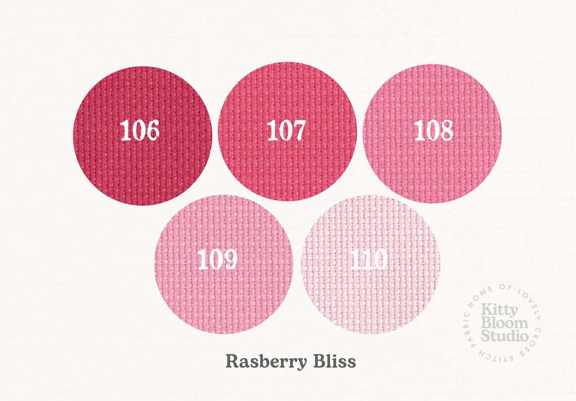 Raspberry Bliss Aida. Available in 5 Pretty Shades of Pink. Beautiful ...