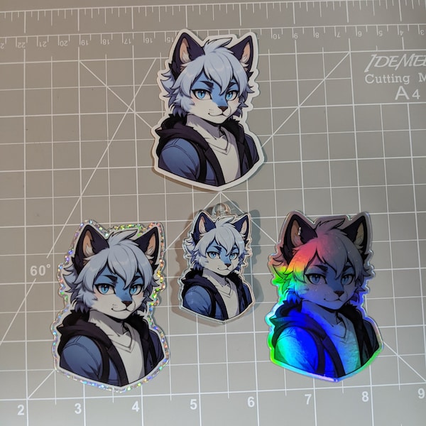 Furry Sticker - Etsy
