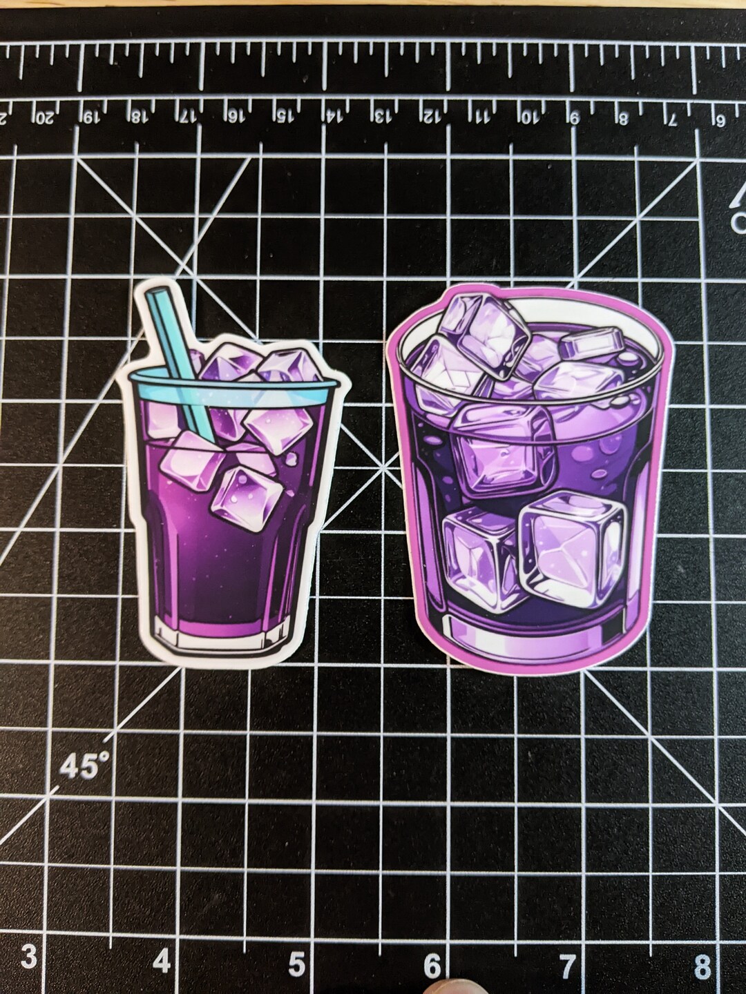 Refreshing Purple Sodas Combo Die Cut Sticker Pack | Drink Sticker ...