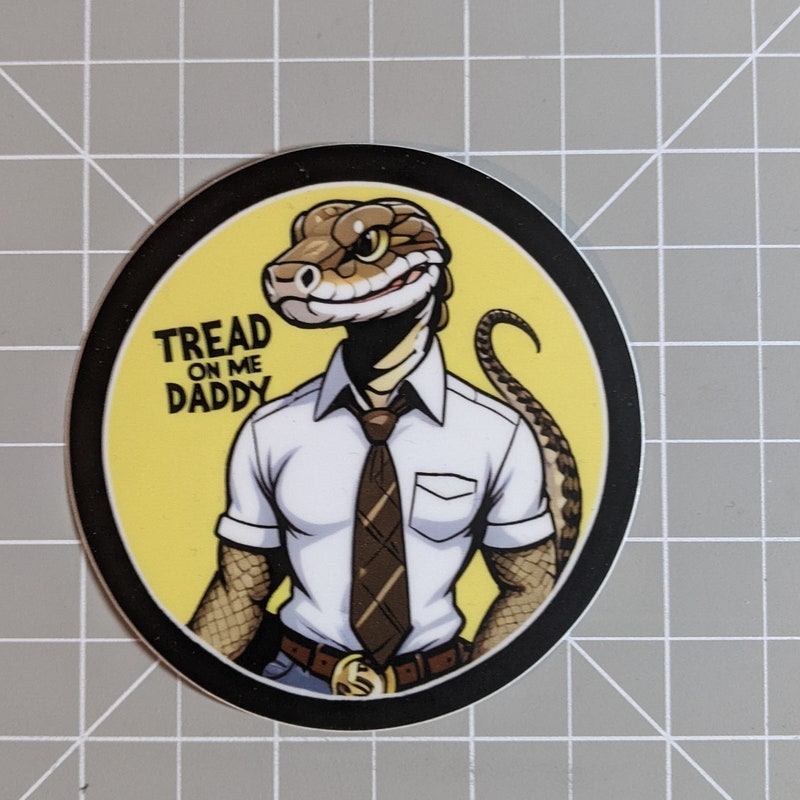 Tread on Me Daddy Sticker - Etsy