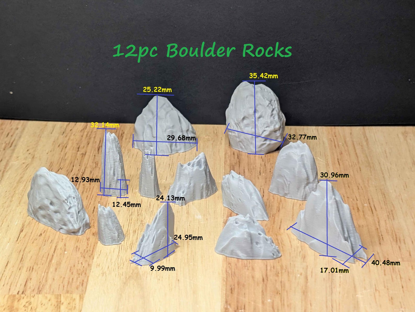 D&D General Rocks, Stones and Boulders Accessories Bundle Tabletop ...