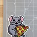 Funny Pepperoni Pizza Mouse Die Cut Sticker Pizza Party Mice - Etsy