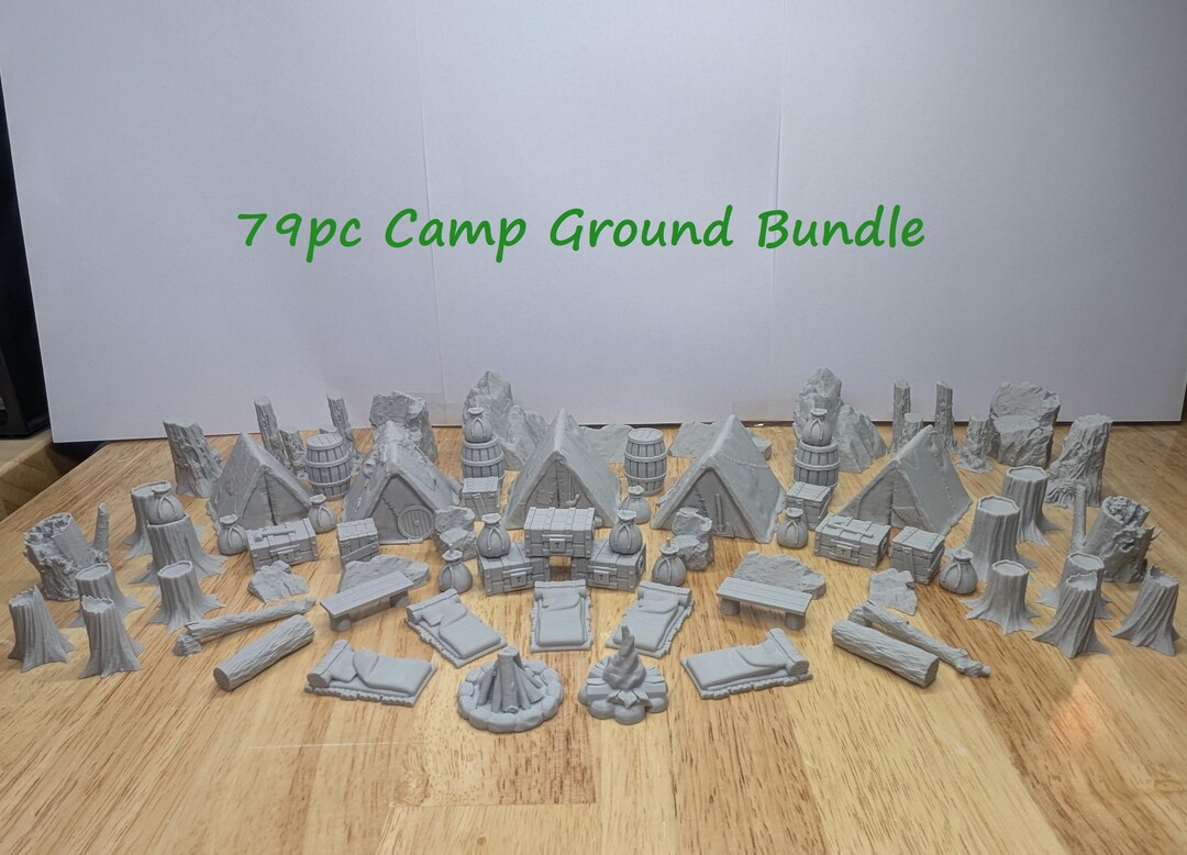 79pc/56pc/37pc/17pc D&D Camping Bundle | Outdoors | Tabletop Board Game ...