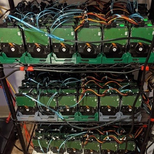 6 Bay Hard Drive Rack Holder Cage Case Caddy for Home Lab Test Bench ...