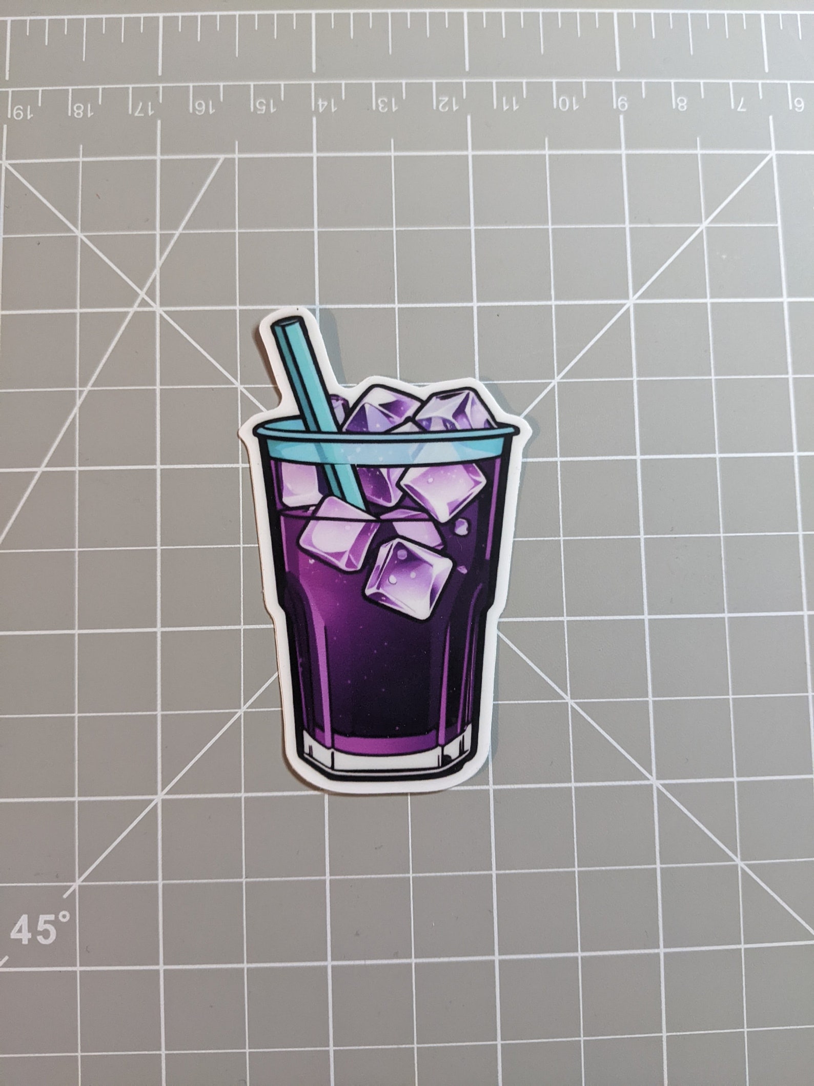 Refreshing Purple Sodas Combo Die Cut Sticker Pack Drink Sticker Food ...