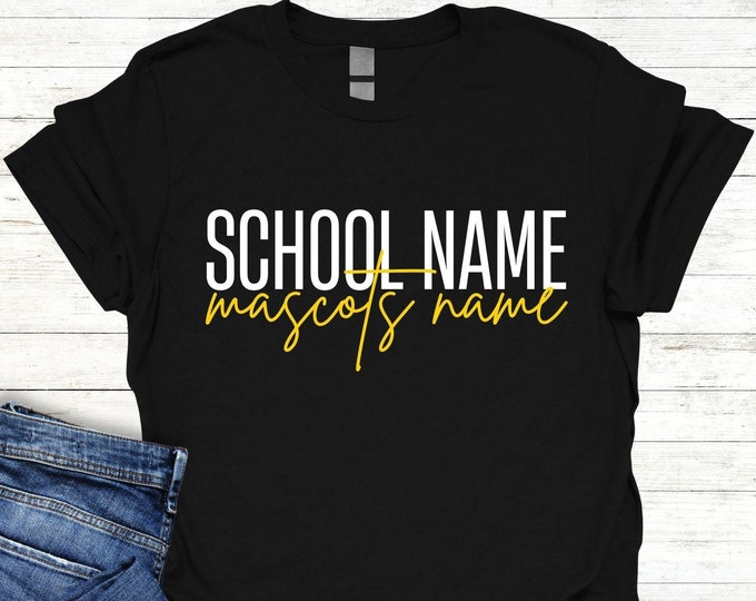 School Pride Shirt - Etsy