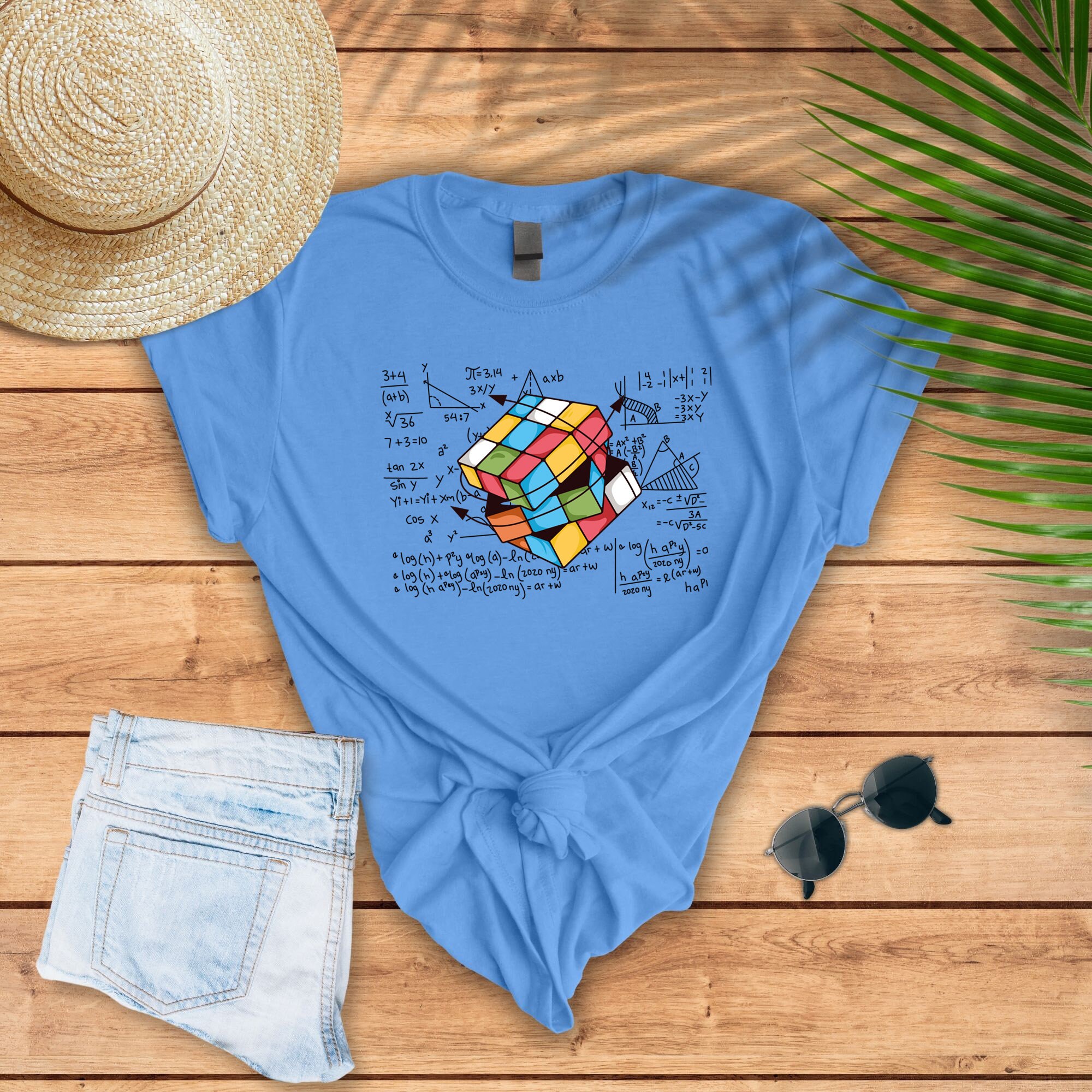 Colorful Rubiks Cube Shirt, Rubiks Cube Shirt Gift, Cube Game Math T ...