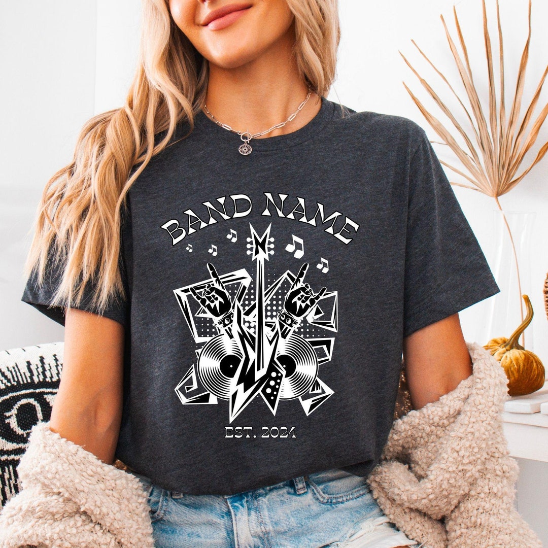 Custom School Band Shirt, Personalize With Your Band Name, Custom ...