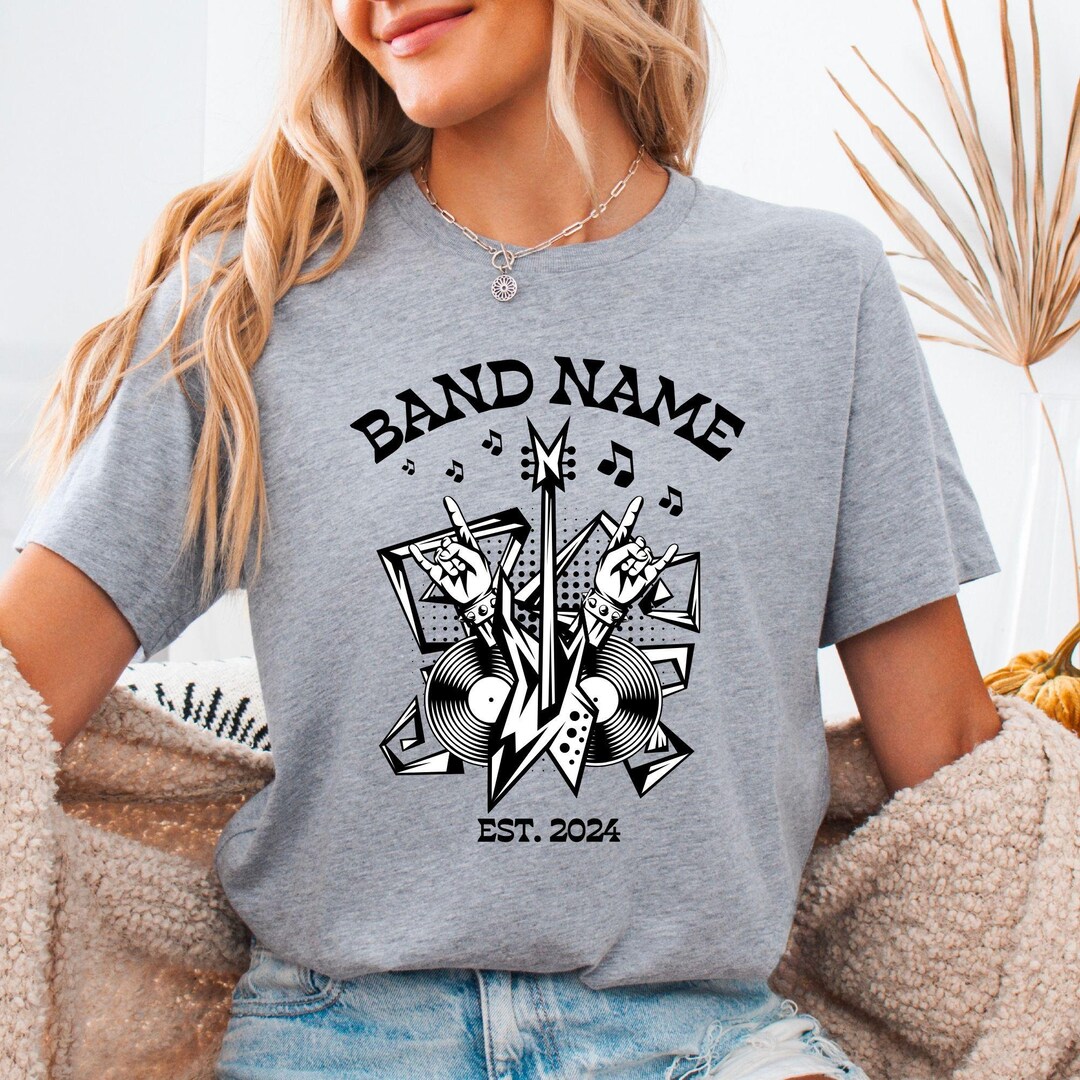 Custom School Band Shirt, Personalize With Your Band Name, Custom ...