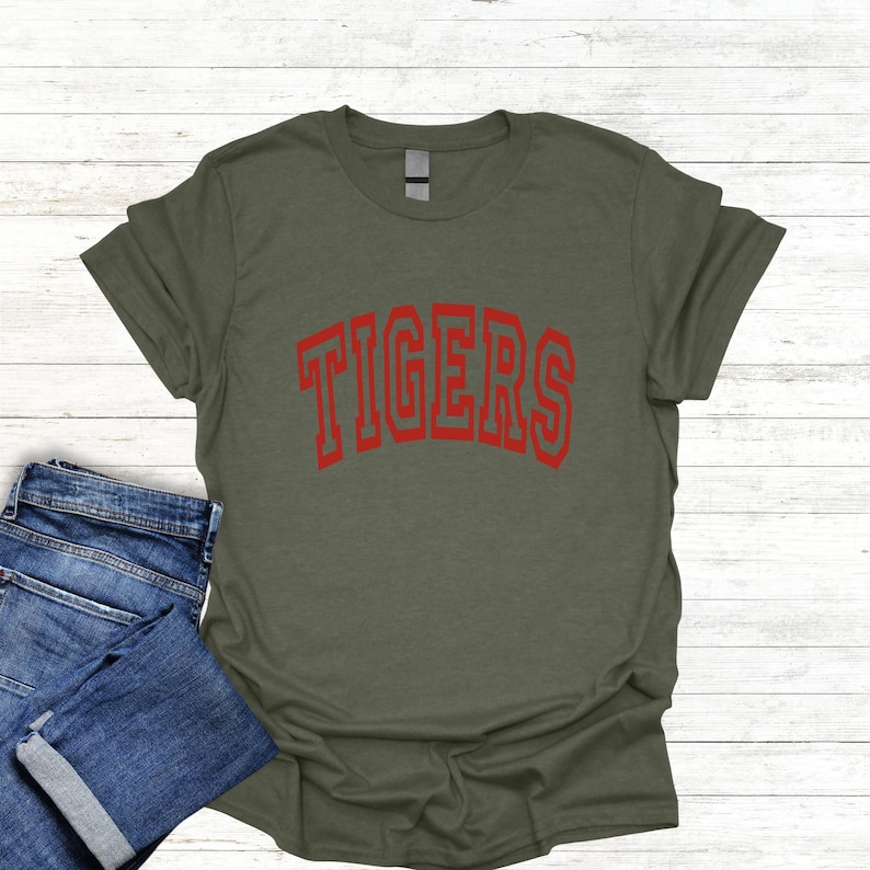 Custom Mascot T-shirt, Custom Text Shirt, School Mascot Shirt, Team ...