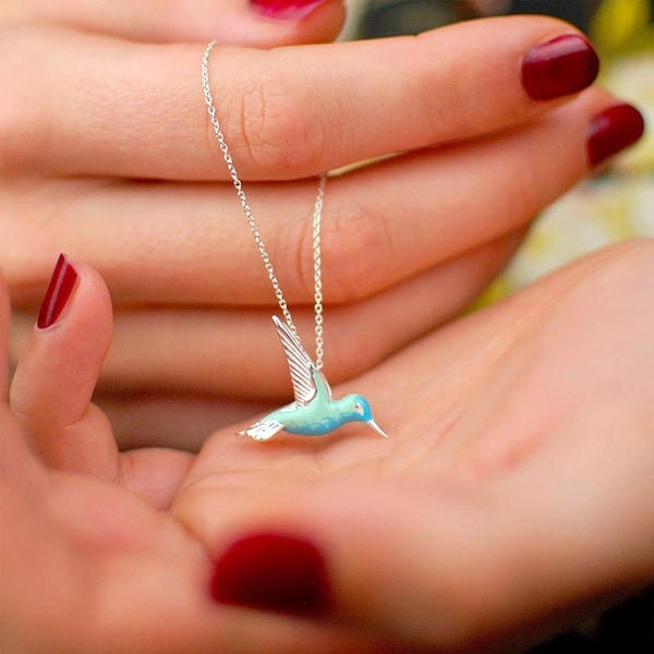 Blue Hummingbird - Etsy