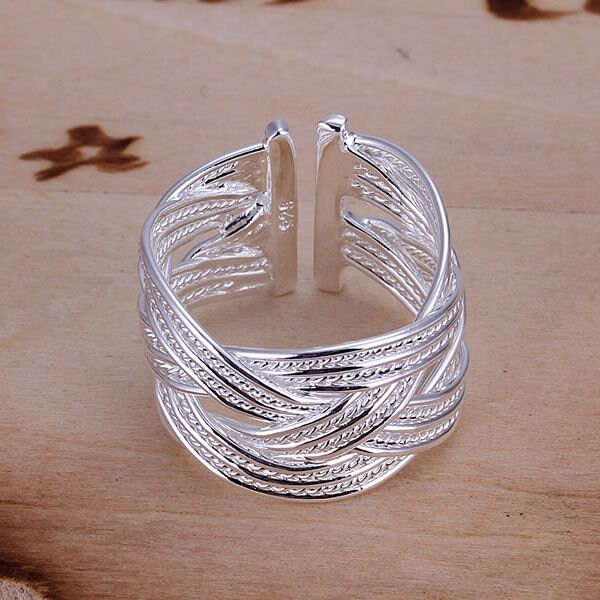 925 Sterling Silver Big Elegant Knot Twisted Rope Multi-layer - Etsy UK
