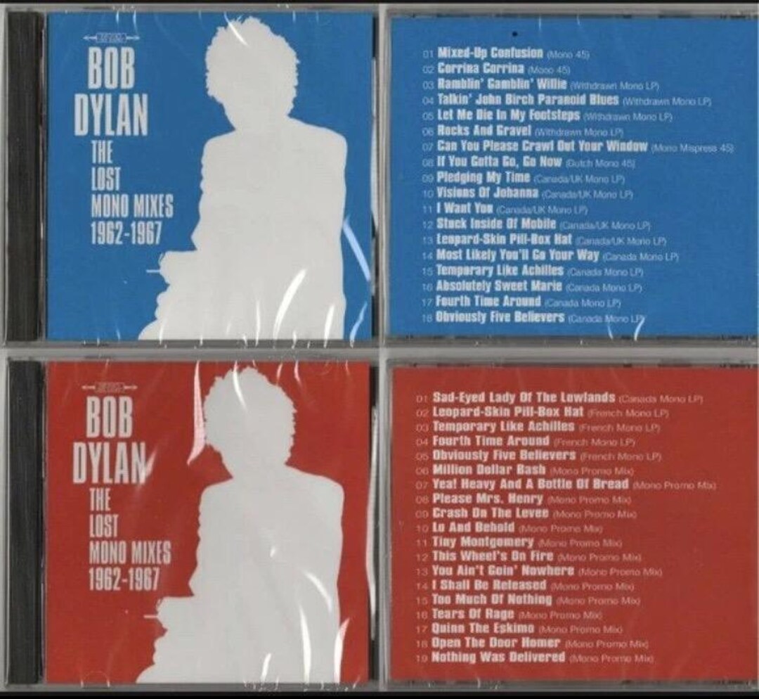 Bob Dylan Lost MONO Mixes Two (2) Disc Set - Etsy