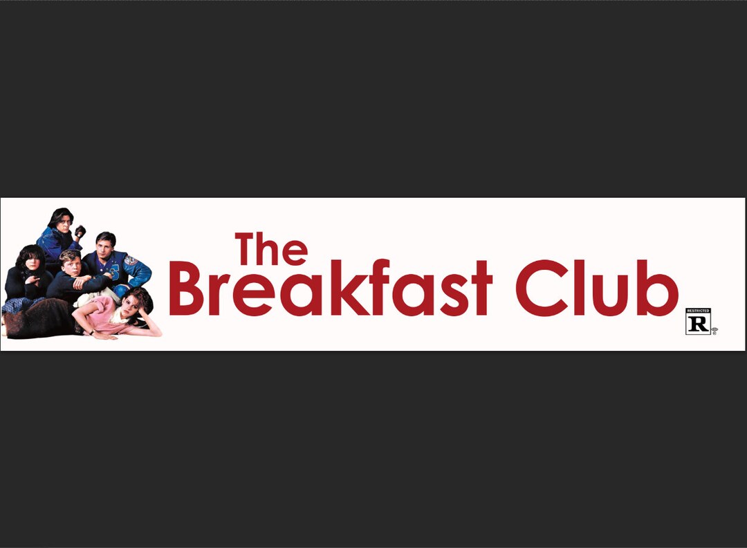 The Breakfast Club (1985) - Movie Theater Banner / Mylar Vers - 5x25 or ...