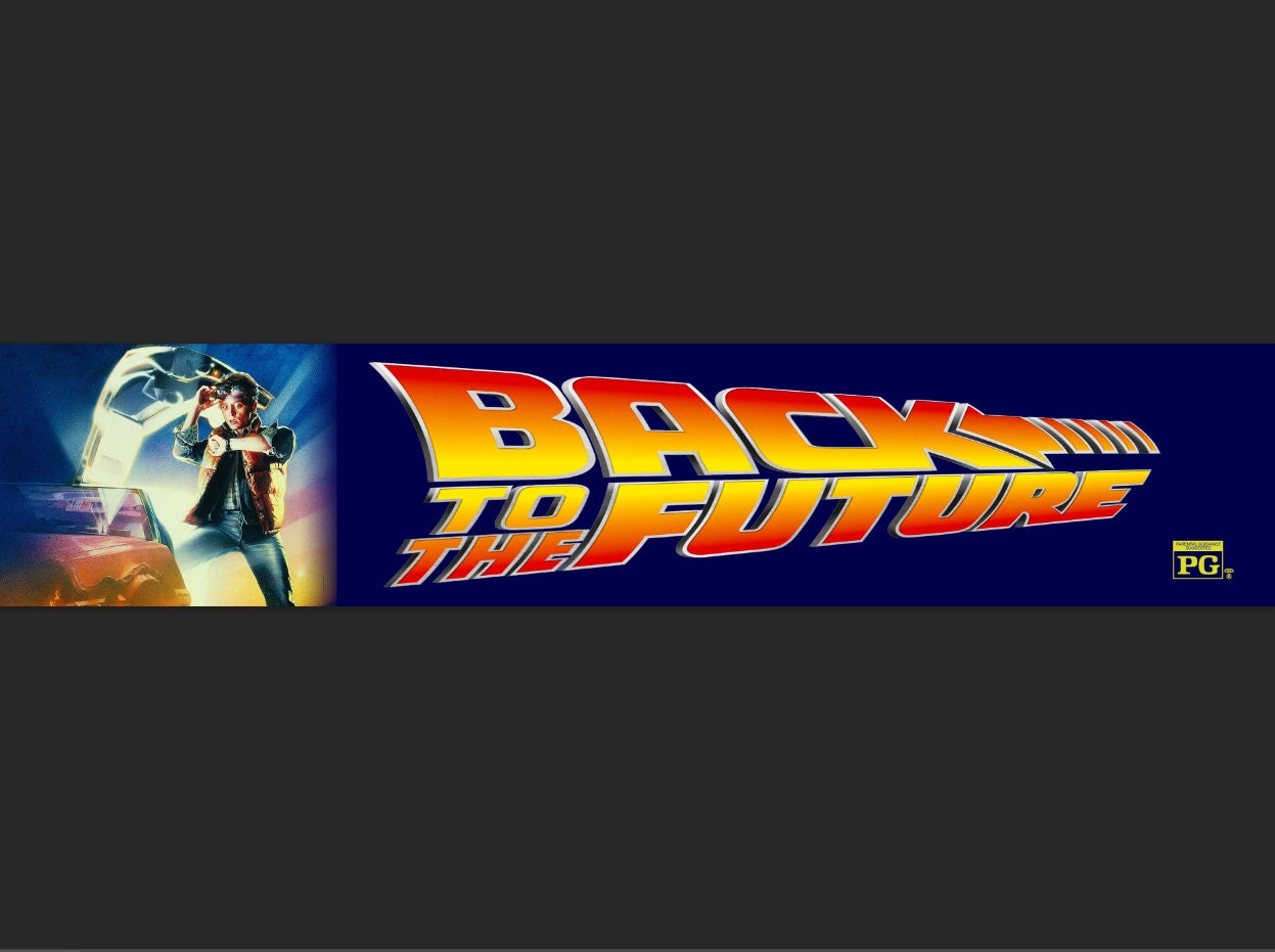 Back to the Future (1985) - Movie Theater Banner / Mylar Vers - 5x25 or ...