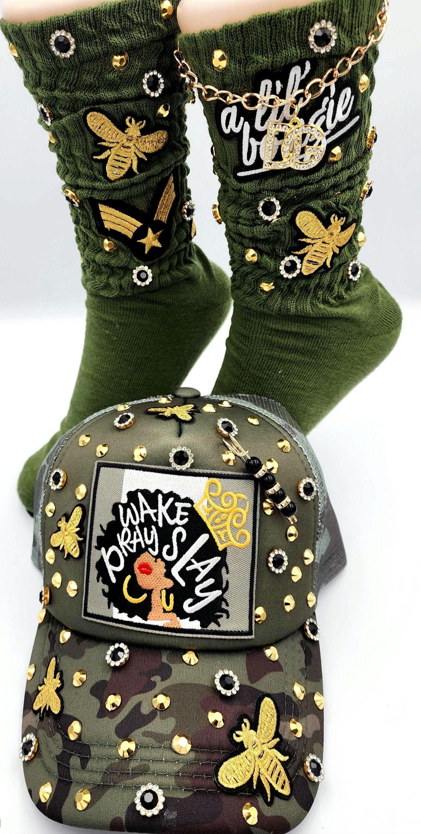 Camouflage Junk Hat & Sock Set - Etsy