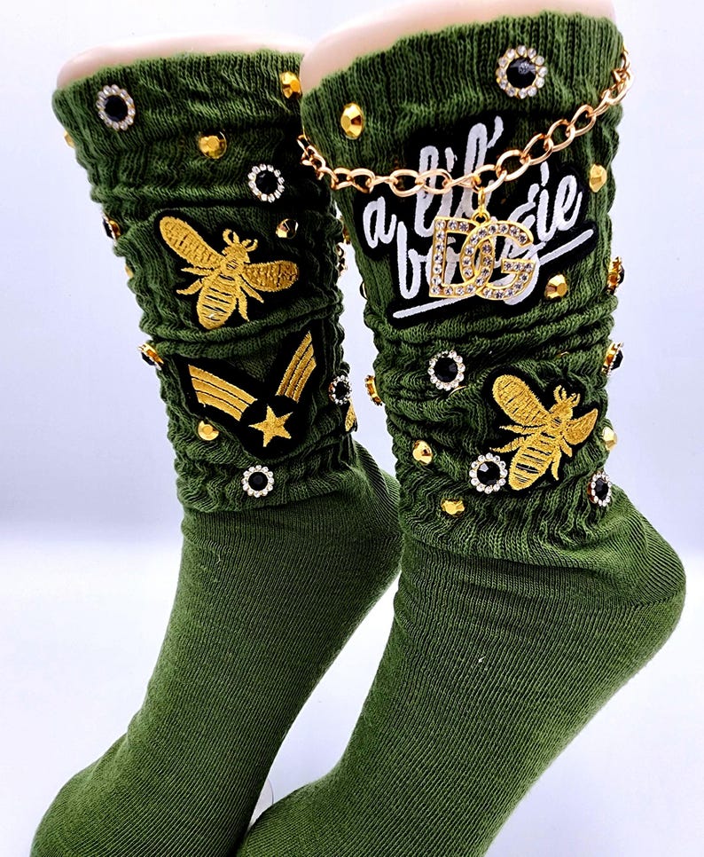 Camouflage Junk Hat & Sock Set - Etsy