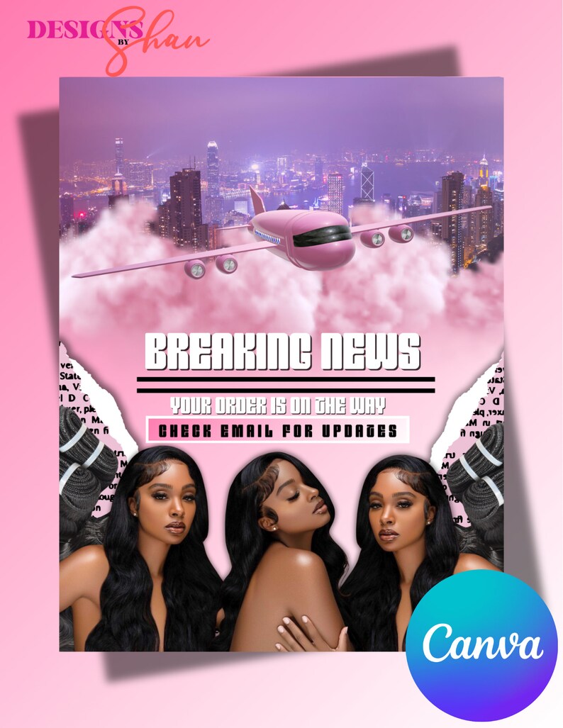 Order Shipped Flyer - Etsy