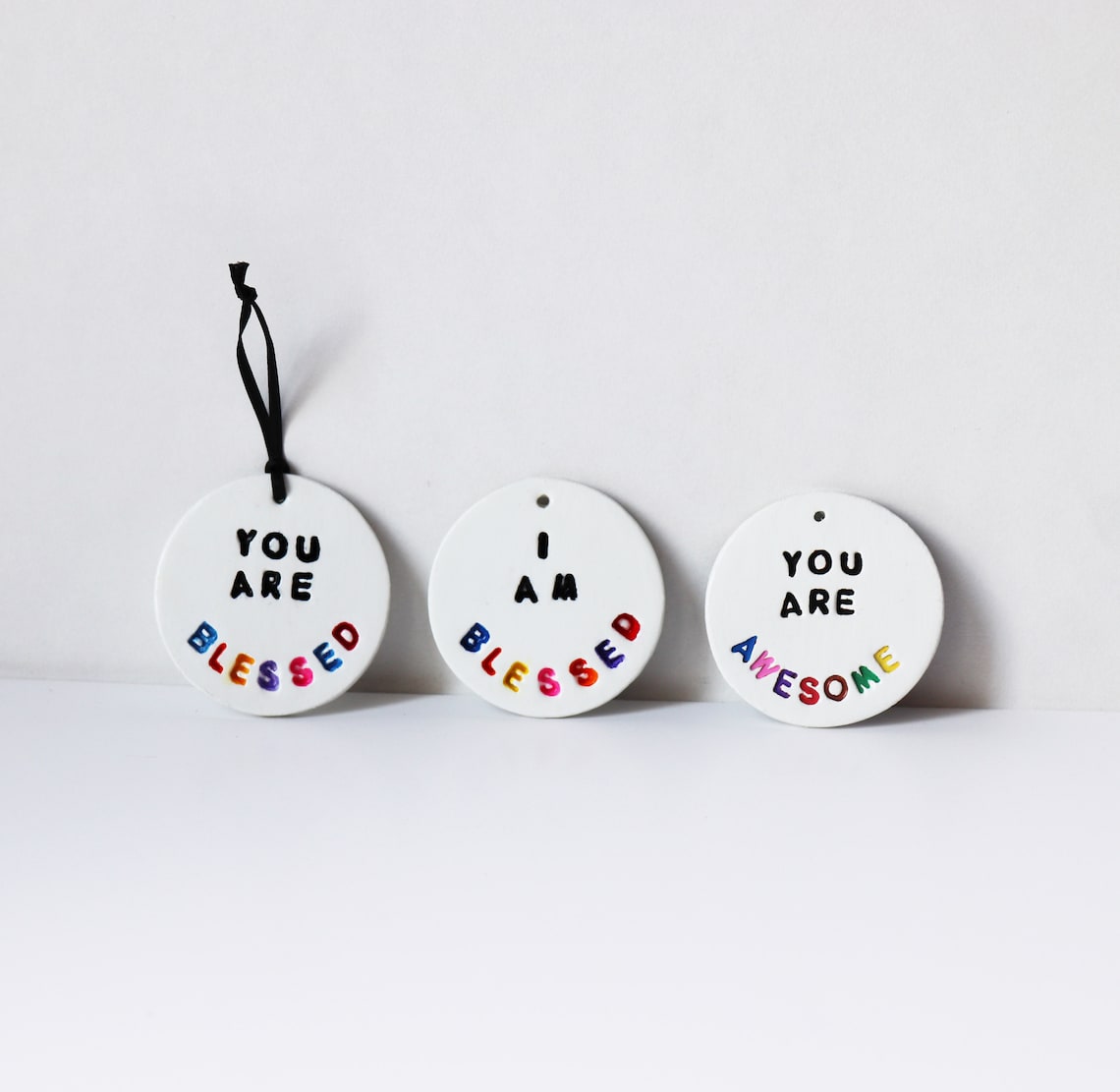 Tokens of Gratitude Gift, Affirmations Token, Positive Wall Hang ...