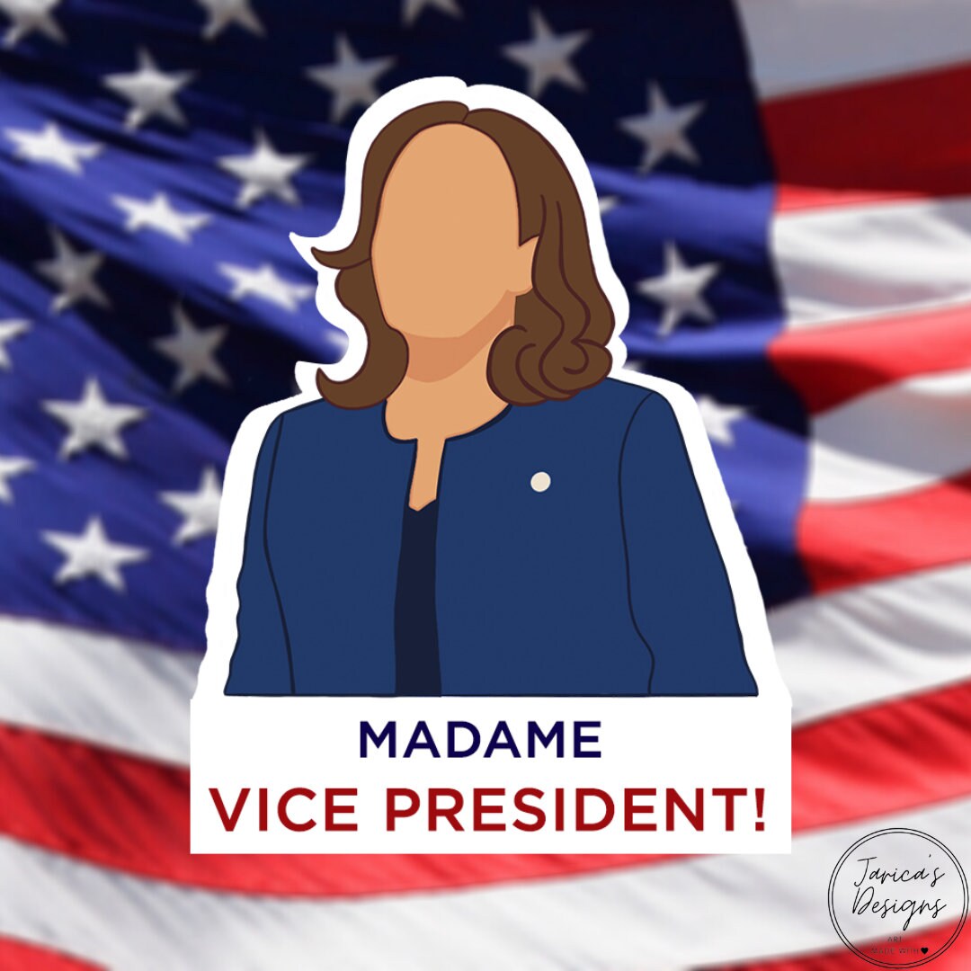 Kamala Harris Madame Vice President First Female VP | Etsy