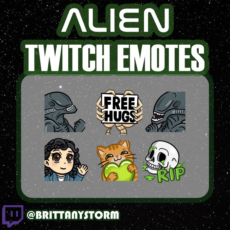 Twitch Emote ALIEN Emote Pack - Etsy Canada