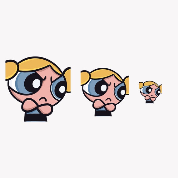 Powerpuff Girls Bubbles Angry