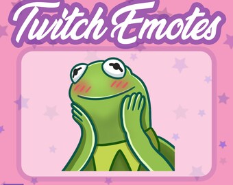 Kermit Twitch Emote - Etsy