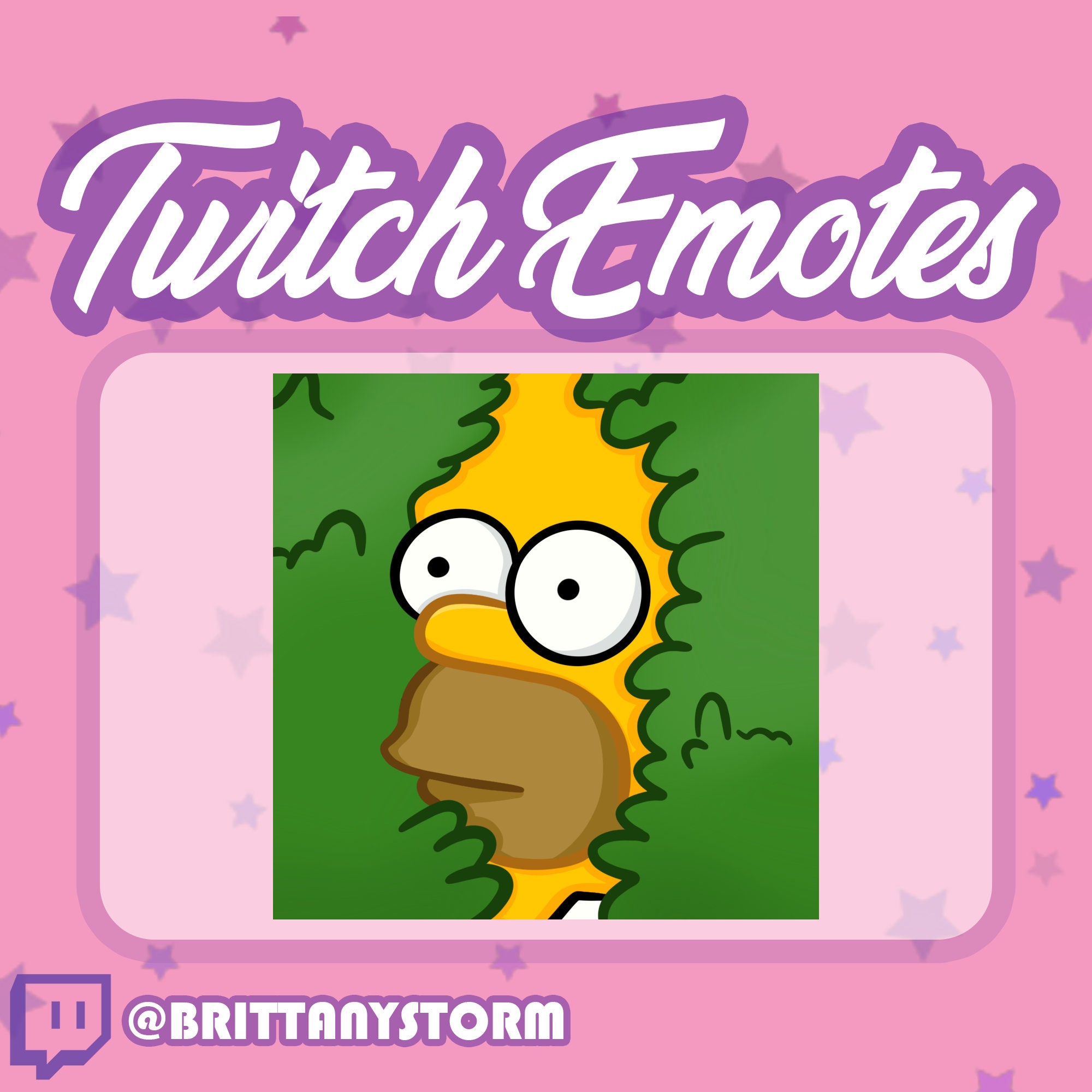 Digital Twitch Emote for Streaming Homer Meme Funny Meme Twitch Emote ...