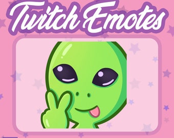 Alien Emote - Etsy