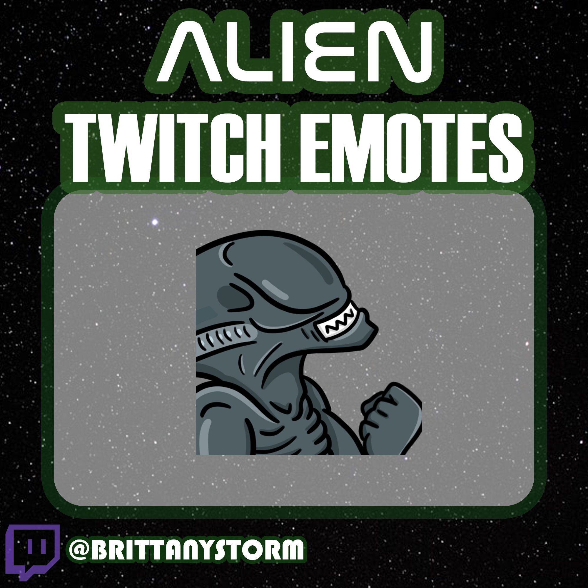 Twitch Emote Xenomorph Frustrated ALIEN - Etsy France