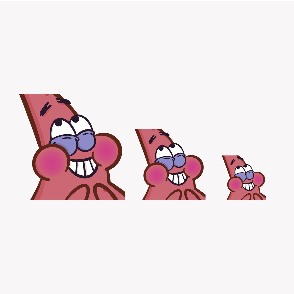 Twitch Emote Patrick Excited Meme | Etsy