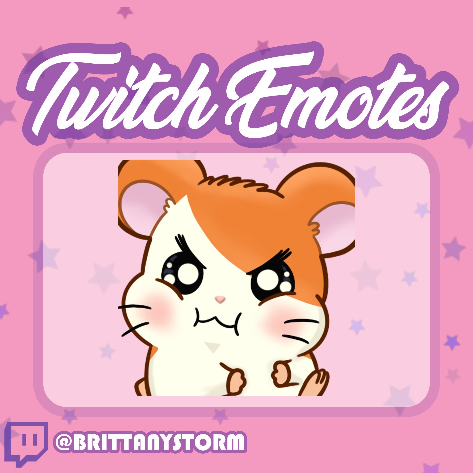 Hamster twitch emote animated emote Hamster emotes Bundle of six ...