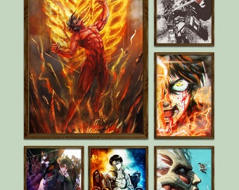 Attack on Titan Art | Etsy