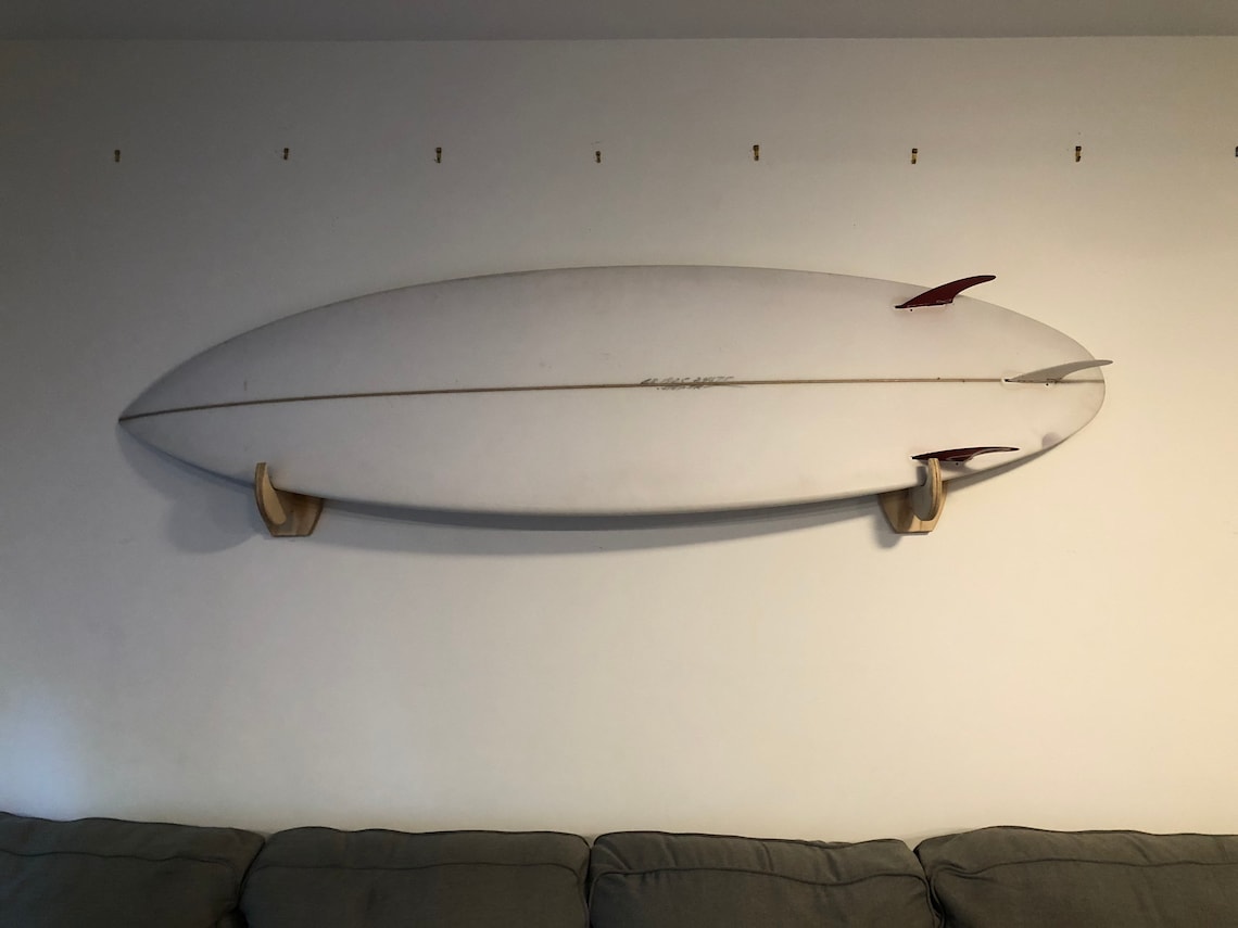 Wall Mount Surfboard Display - Etsy