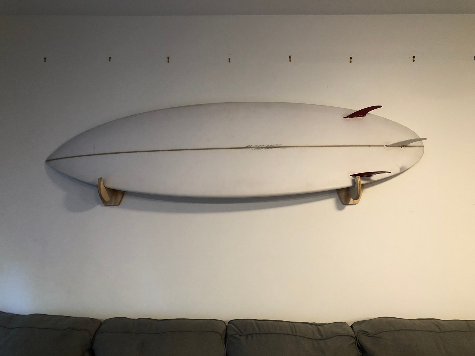 Wall Mount Surfboard Display - Etsy