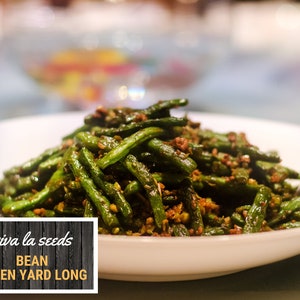 Bean, Yard Long Green | 15 Seeds | Heirloom | Non-gmo | Vigna ...