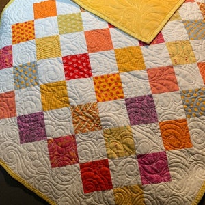 Yellow Baby Quilt - Etsy