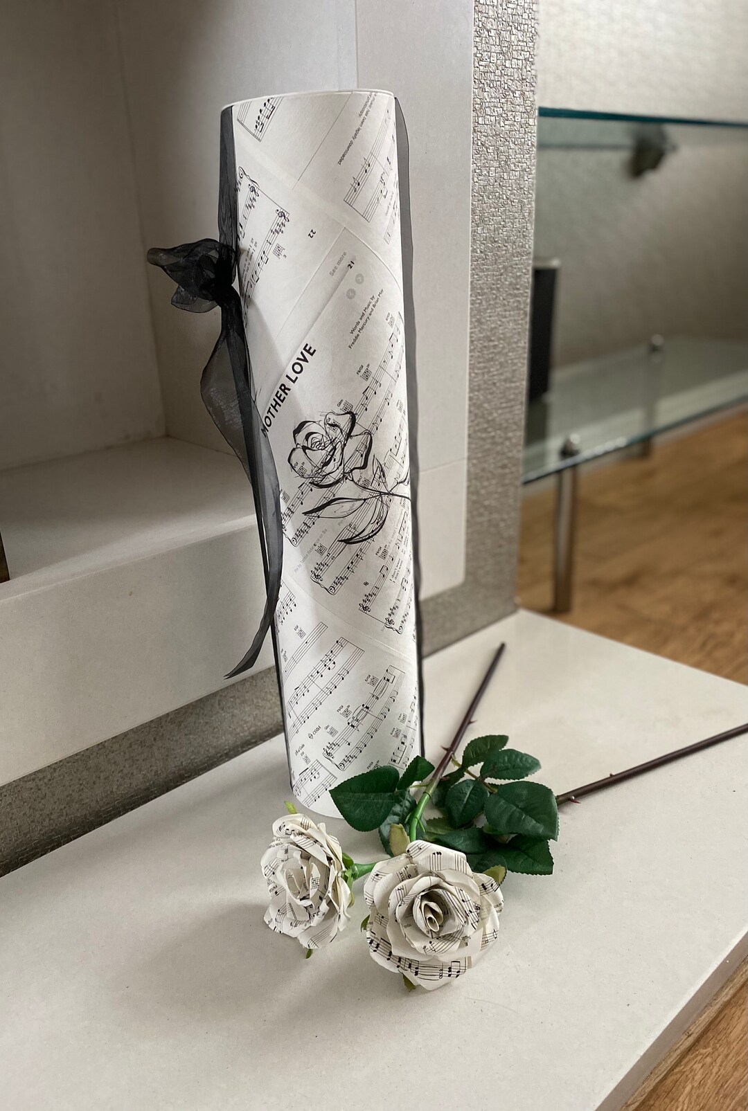 Handmade Paper Roses - Etsy