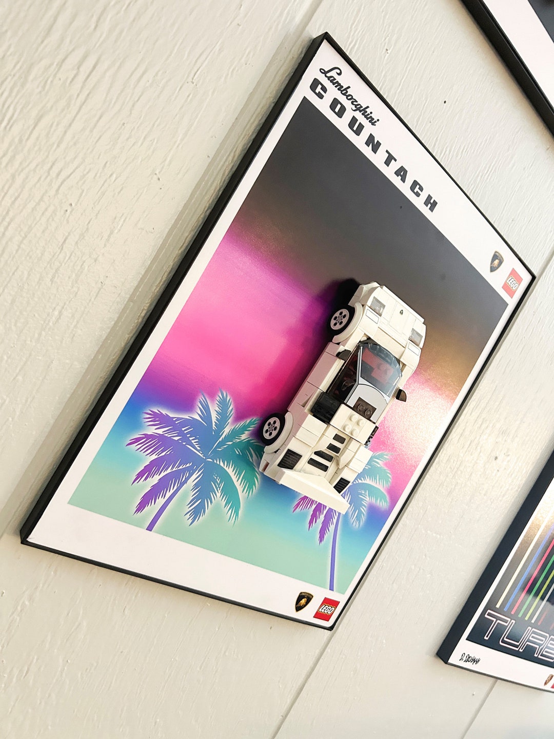 Wall Art Display for Lego Lamborghini Countach Set - Etsy