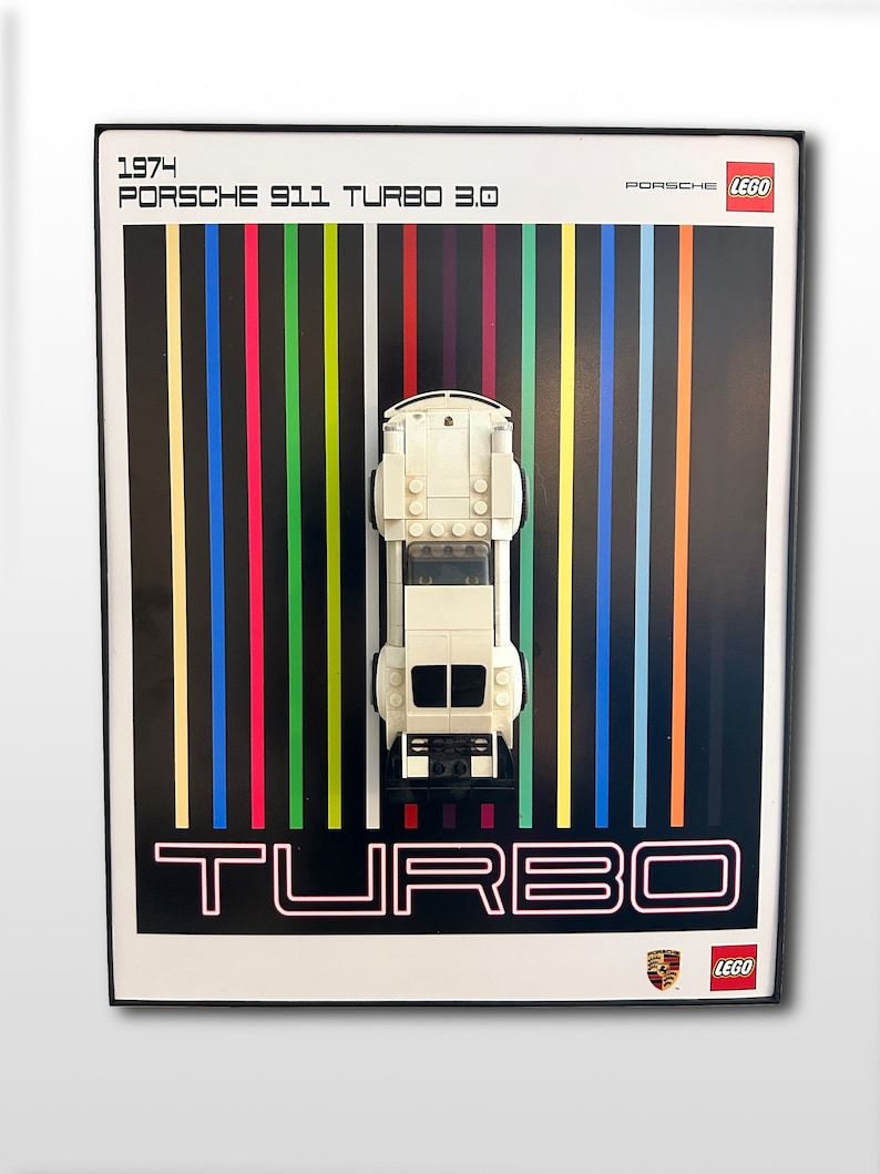 Wall Art Display for Lego Porsche 911 Turbo Set - Etsy