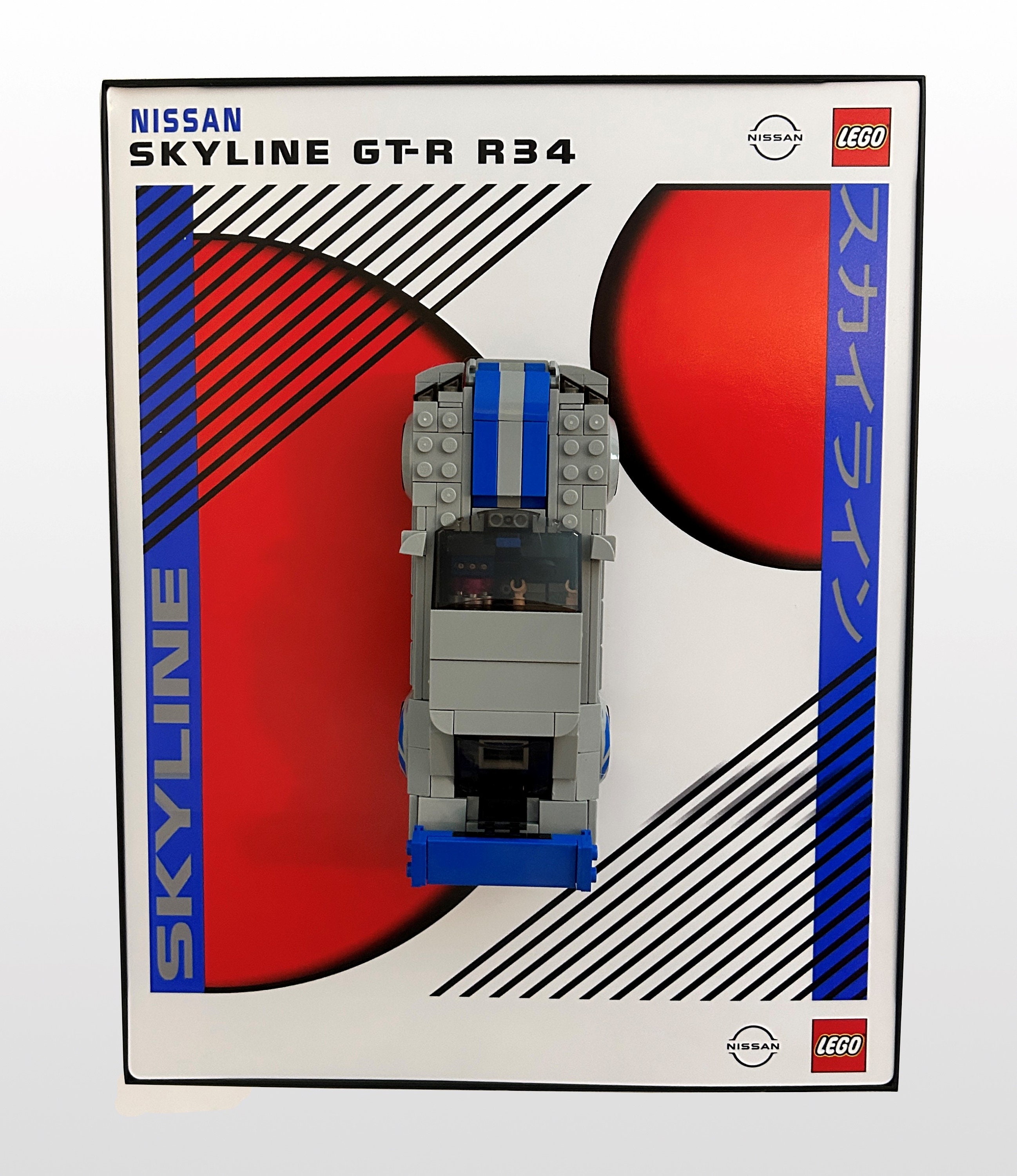 Wall Art Display Mount for Lego Nissan Skyline GT-R R34 Set - Etsy