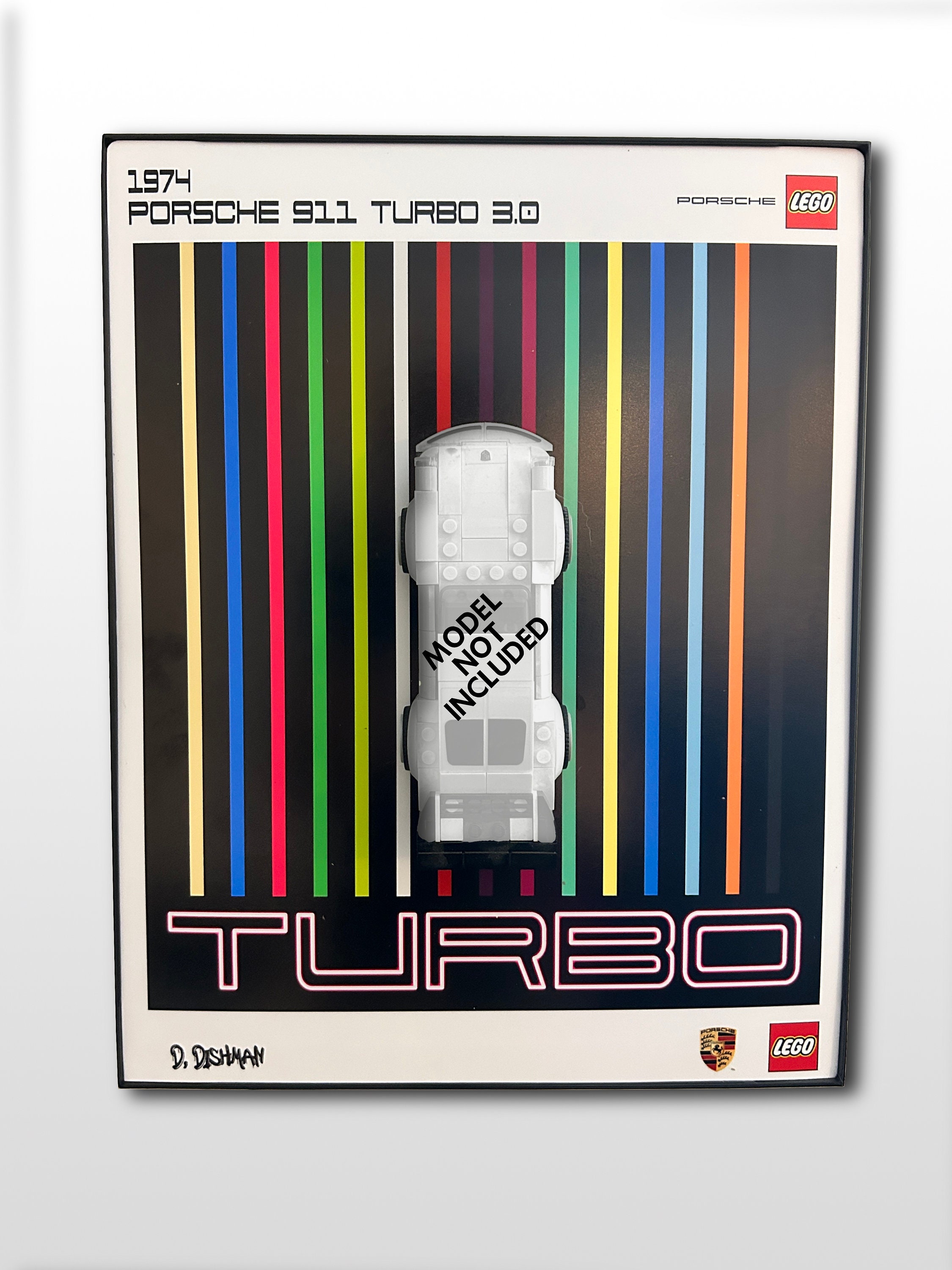 Wall Art Display for Lego Porsche 911 Turbo Set - Etsy