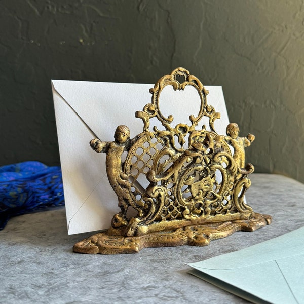 Brass Letter Holder - Etsy
