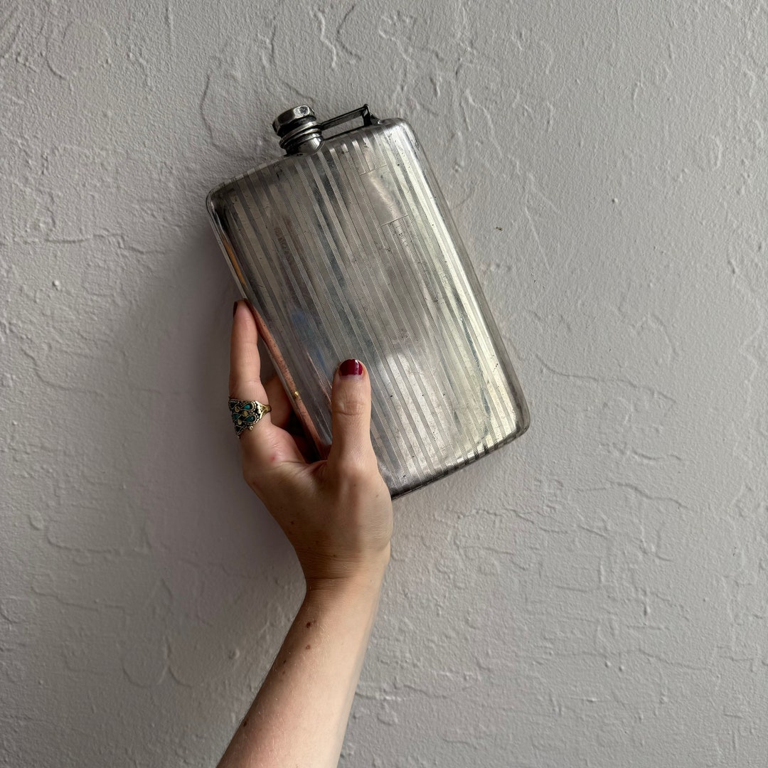 1930s XL Oversized Swing Arm Hip Flask Apollo E.P.B.M. - Etsy
