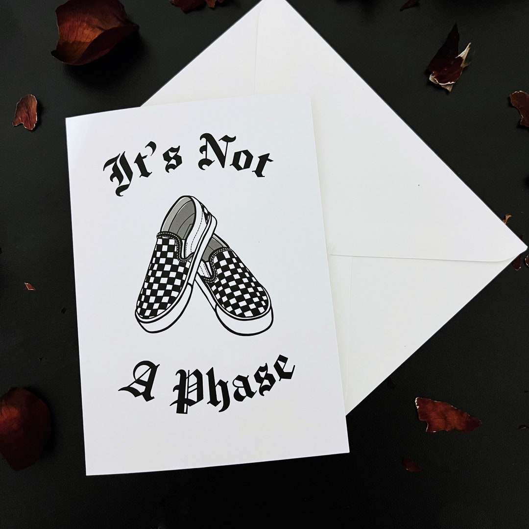 Its Not A Phase Card, Emo Birthday Card, 30th Birthday Card ...